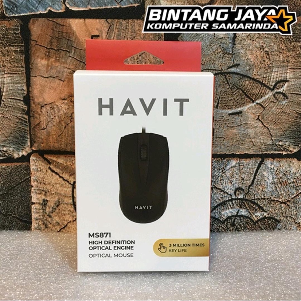 Jual Mouse USB Optic Havit MS871 | Shopee Indonesia