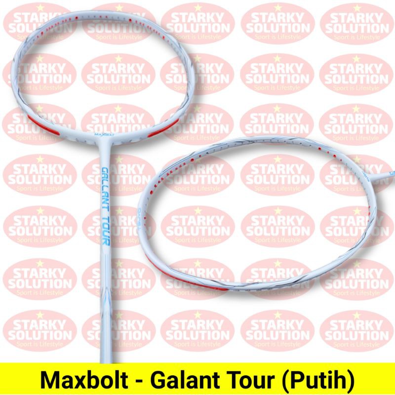 Jual Raket Bulutangkis MAXBOLT GALANT TOUR Putih White Original ...