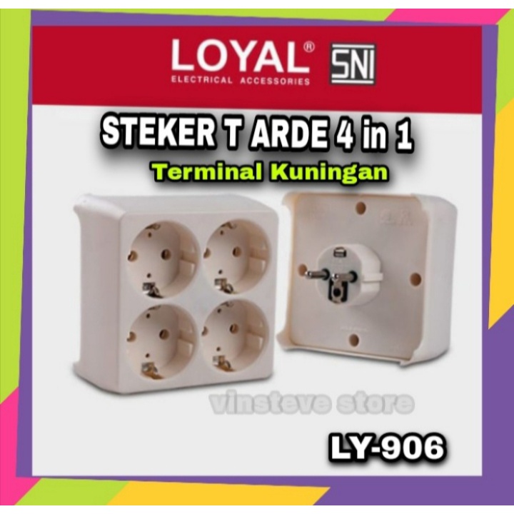 Jual Steker T Arde 4 in 1 Loyal LY-906 (Terminal Kuningan) | Shopee Indonesia