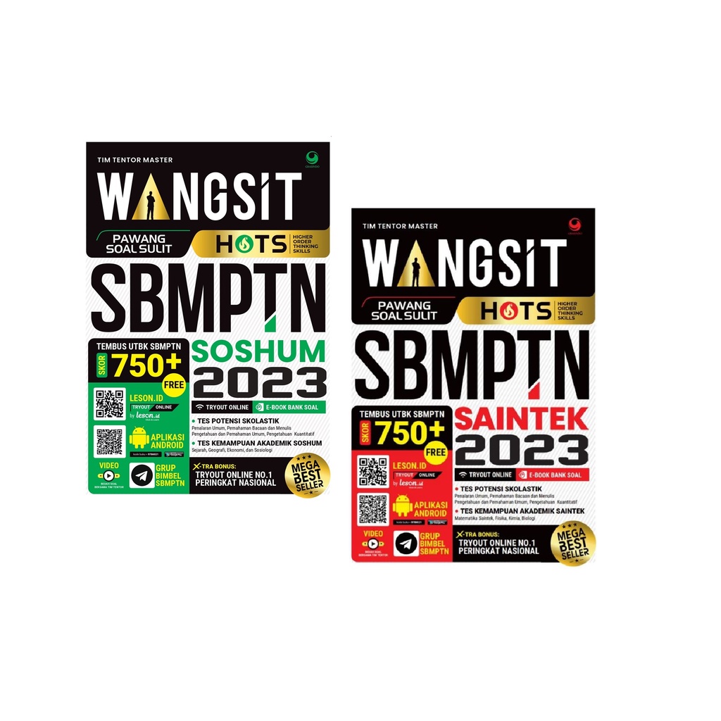 Jual Buku Wangsit HOTS SBMPTN Soshum Saintek 2023 | Shopee Indonesia