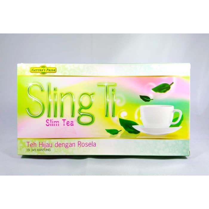 Jual Nature's Pride Sling Ti Teh Hijau dengan Rosela - 1 Box isi 15 ...