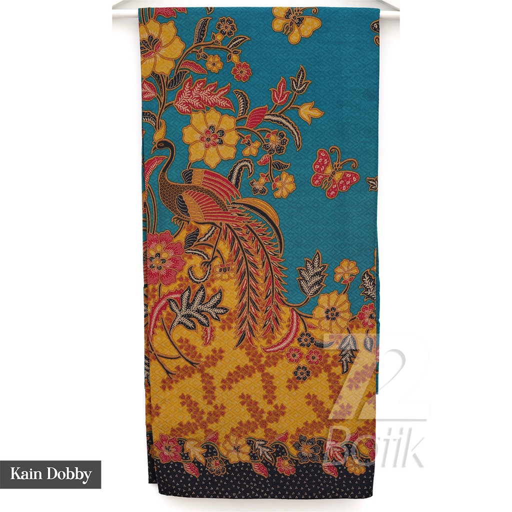 Jual KAIN BATIK PREMIUM Bahan Dobby Dobi Dobbi Dolbi Motif Burung Kupu ...