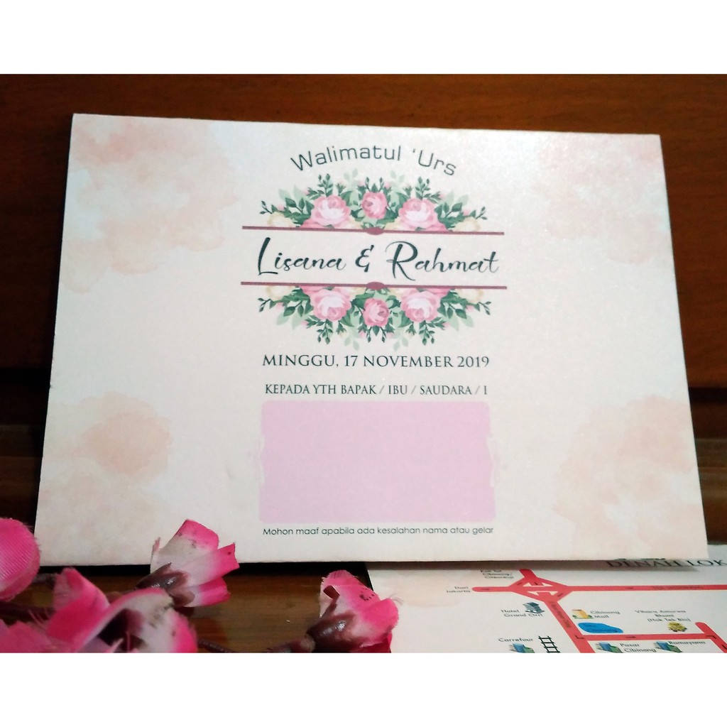 Jual undangan pernikahan soft cover | Shopee Indonesia
