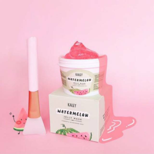 Jual (FREE SPATULA) Watermelon Jelly Mask (Hydrate & Brightening Skin ...