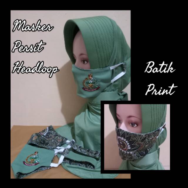 Jual MASKER BATIK PERSIT - Bordir (BBHLK) | Shopee Indonesia