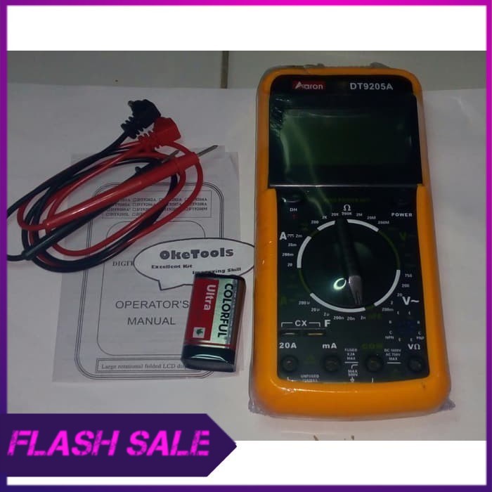 Jual Multimeter Multitester Avometer Digital Dt9205A | Shopee Indonesia