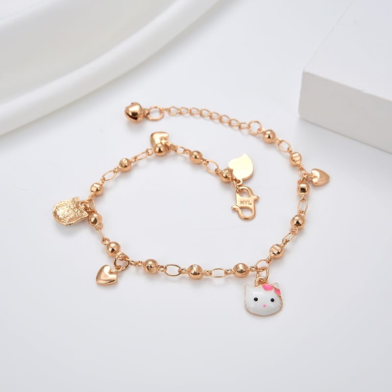 Jual [COD]gelang tangan anak model hello kitty lucu terbaru Anti karat ...
