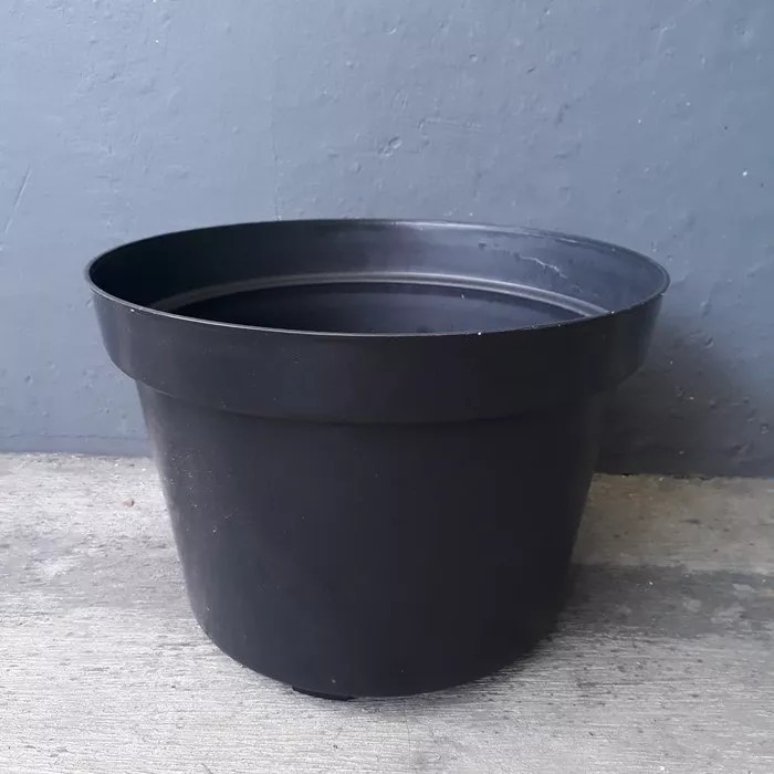 Jual Pot hitam 35, pot plastik warna hitam 35, tabulapot, pot murah ...