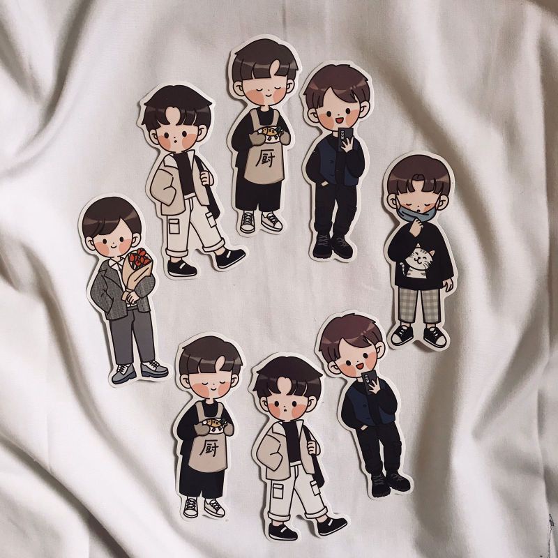 Jual STIKER CUTE CHARACTER BOYS || STIKER CHARACTER || STIKER CUTE ...