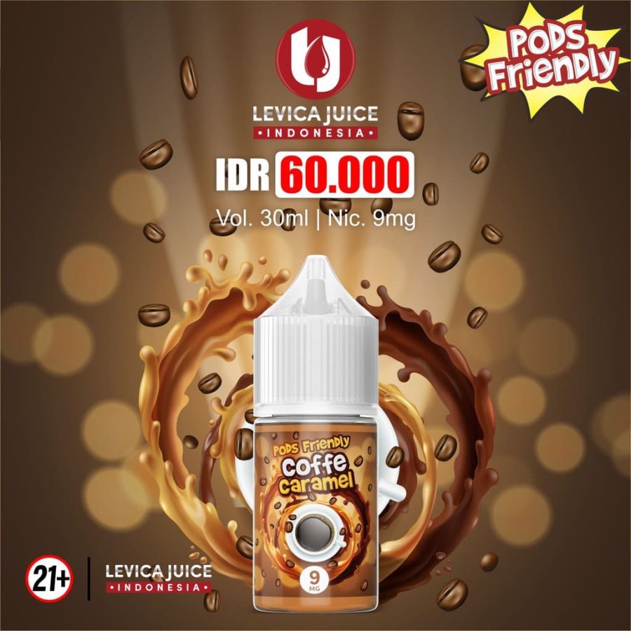 Jual Levica Coffee Caramel Pods Friendly 30ML by Levica Juice | Shopee ...