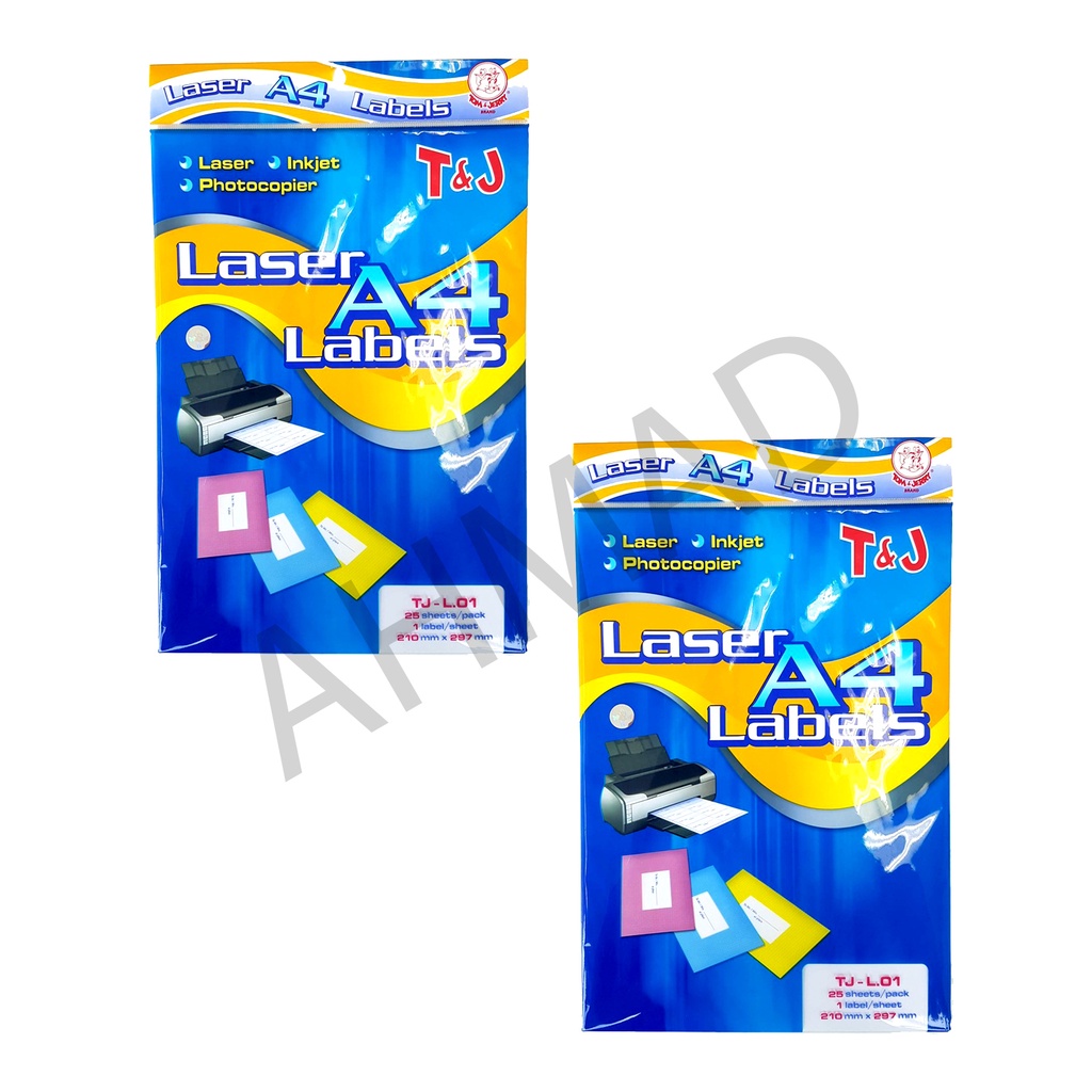 Jual Tom&Jerry Laser Labels /Sticker Label A4 TJ-L.01 [ PACK ] | Shopee ...