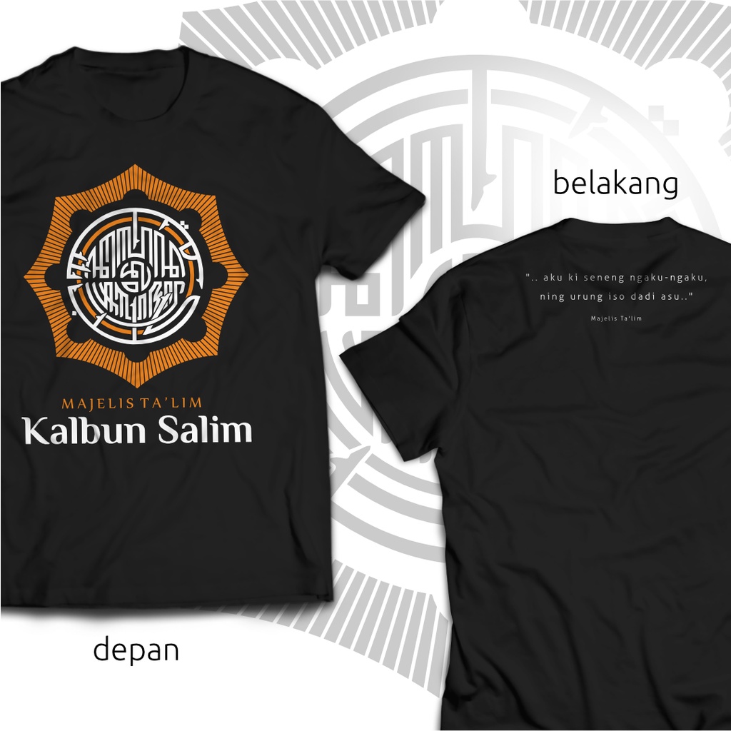 Jual Kaos Bahnoo x Rumah Salawat : Kalbun Salim - Kaligrafi Aksara Jawa ...