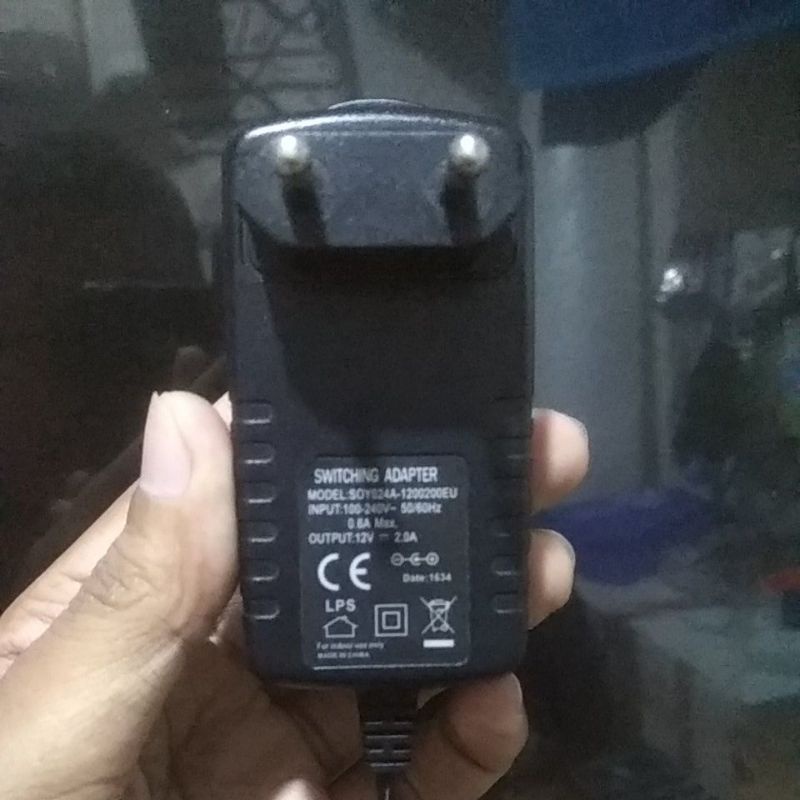 Jual Switching Adapter 12v 2A Adaptor Output 12volt 2Ampere | Shopee ...