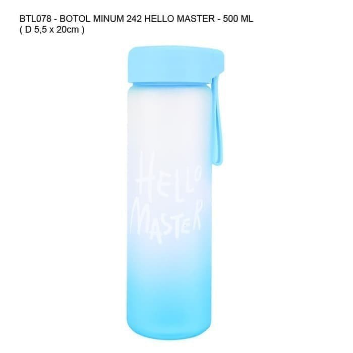 Jual BOTOL MINUM HELLO MASTER KACA - BOTOL MINUM Dewasa HELLO MASTER ...
