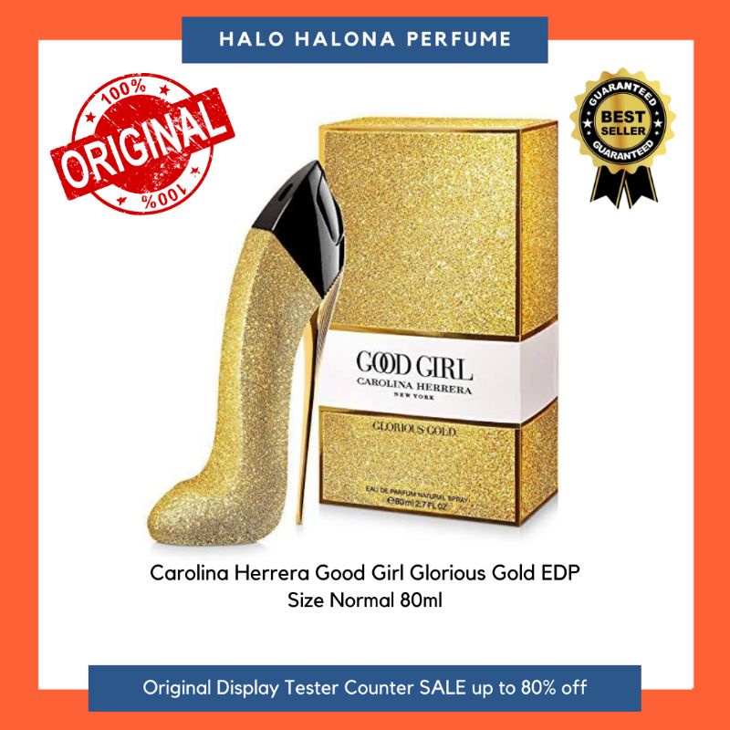 Jual Carolina Herrera Good Girl Glorious Gold Collector Edition EDP Box ...