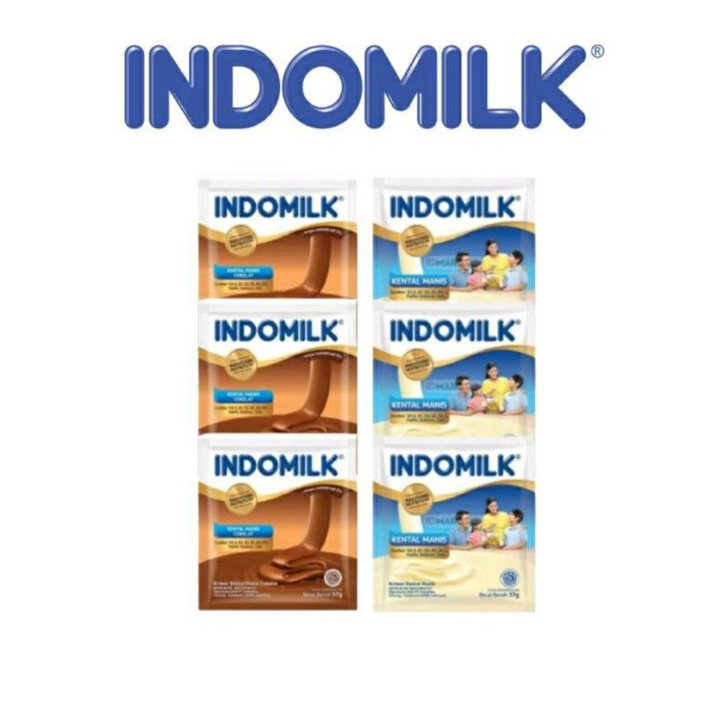 Jual INDOMILK ISI 6 SACHET x 37gr | Shopee Indonesia