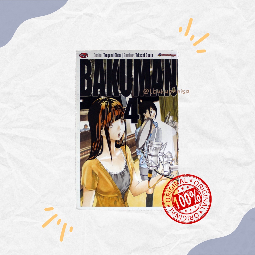 Jual Komik Bakuman Vol.2, 3, 4, 5, 7, 9, 10, 11, 14 (Tsugumi Ohba & Takeshi Obata) | Shopee ...