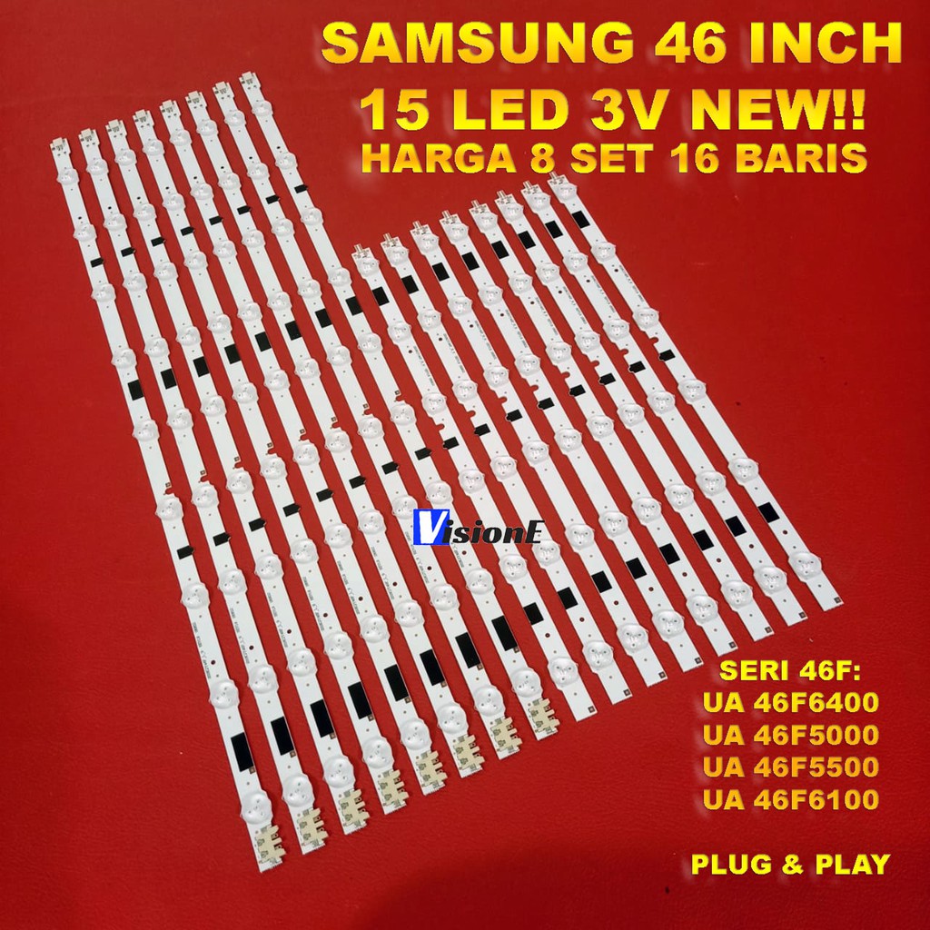 Jual LED Backlight TV Samsung UA46F6400 UA46F5000 UA46F5500 UA 46F6400 ...