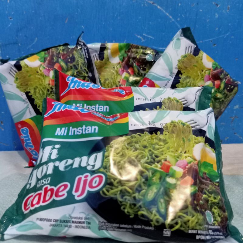 Jual INDOMIE GORENG CABE IJO | 5 pcss | Shopee Indonesia