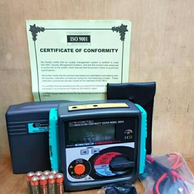 Jual Kyoritsu 3005A Megger Digital Insulation Continuity Tester Megger ...