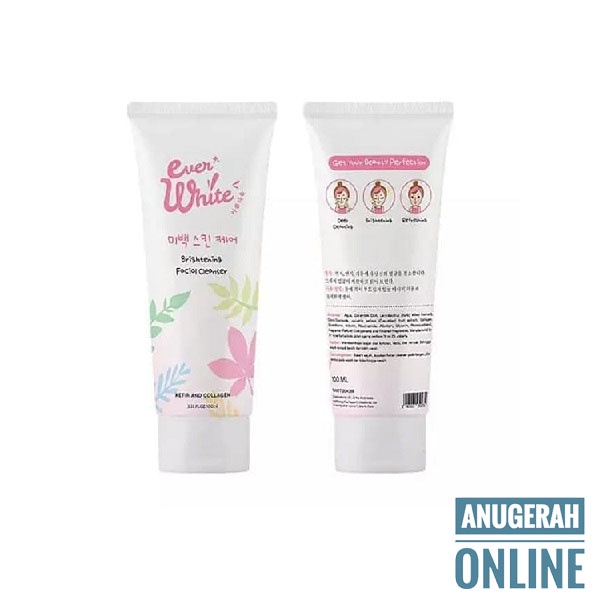 Jual Everwhite Brightening Facial Wash 100 mL | Shopee Indonesia