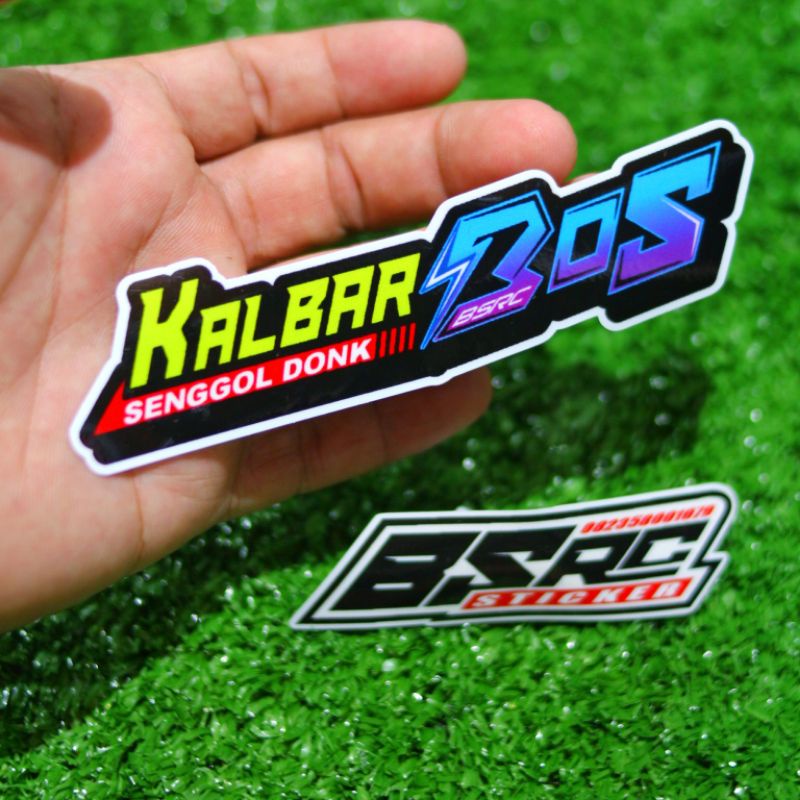 Jual sticker kalbar bos senggol donk / sticker viral | Shopee Indonesia