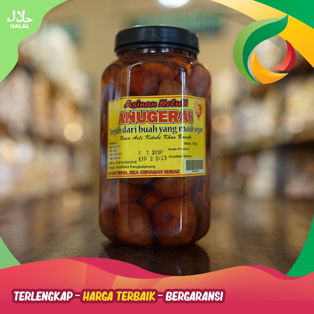 Jual ASINAN KELUBI ANUGRAH KHAS BANGKA 700ml | Shopee Indonesia