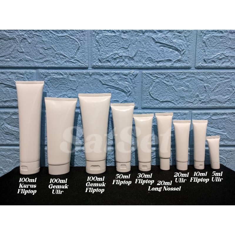 Jual Tube 5ml 10ml 20ml 30ml 50ml 100ml Putih - Tube Kemasan 5ml 10ml ...