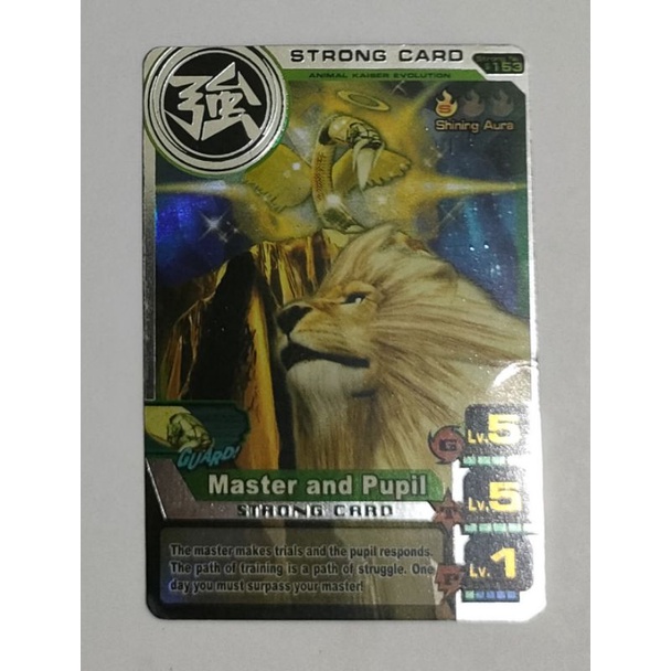 Jual Animal Kaiser Card "Master And Pupil" (Original) | Shopee Indonesia