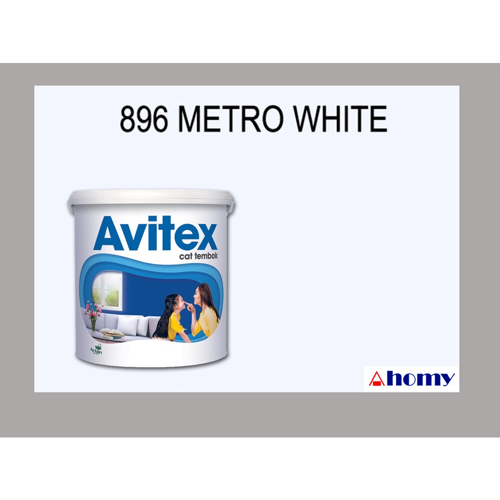 Jual cat tembok avitex metro white (MW) 5kg indoor | Shopee Indonesia
