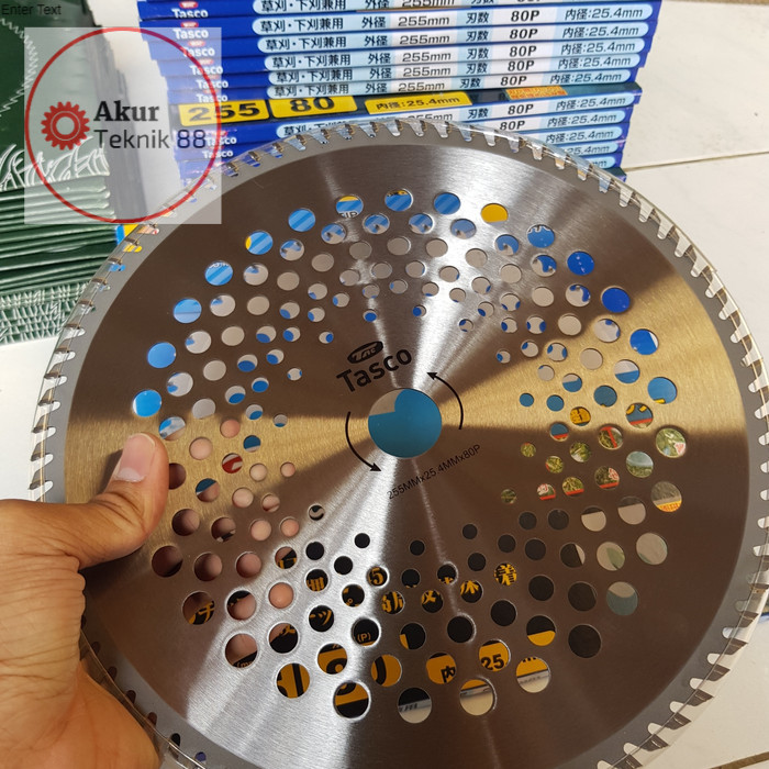 Jual pisau rumput bulat 80t TASCO stainless steel | Shopee Indonesia