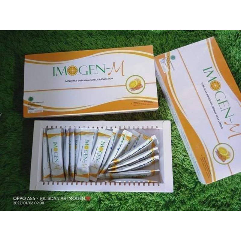 Jual Imogen M Lemon Suplemen Original | isi 25 saset | Shopee Indonesia