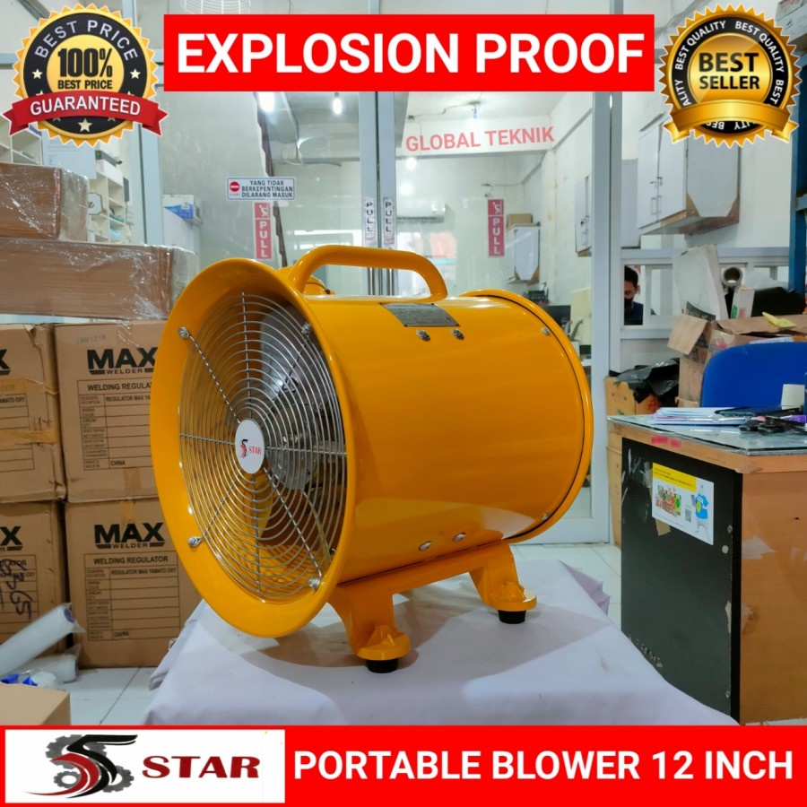Jual PORTABLE BLOWER EXPLOSION PROOF 12 INCH, BLOWER EXPLOSION AXIAL ...
