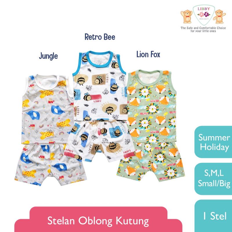 Jual Libby Happy Forest Kutung New Batik Boy Libby baby set kutung SML ...