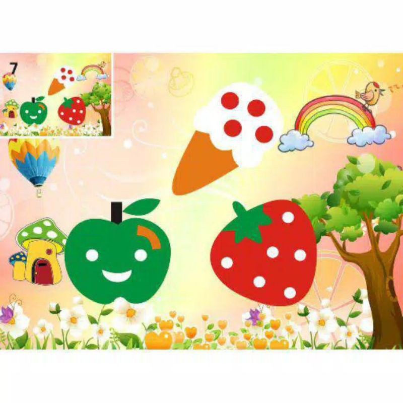 Jual Mainan Menempel Kolase EVA Foam | Shopee Indonesia