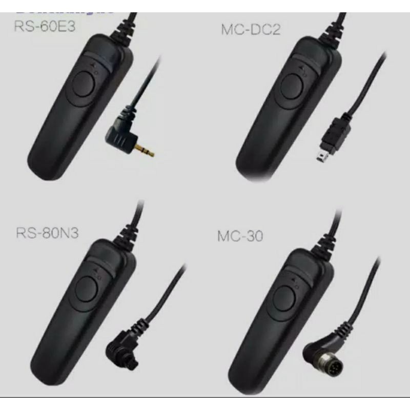 Jual Remote Control Shutter Release Kabel Nikon Canon RS-60E3 / RS-80N3 / MC-DC2 / MC-30 D7100 ...