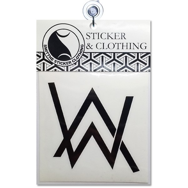 Jual Stiker Alan Walker Logo AW EDM Cutting Sticker untuk aksesoris ...