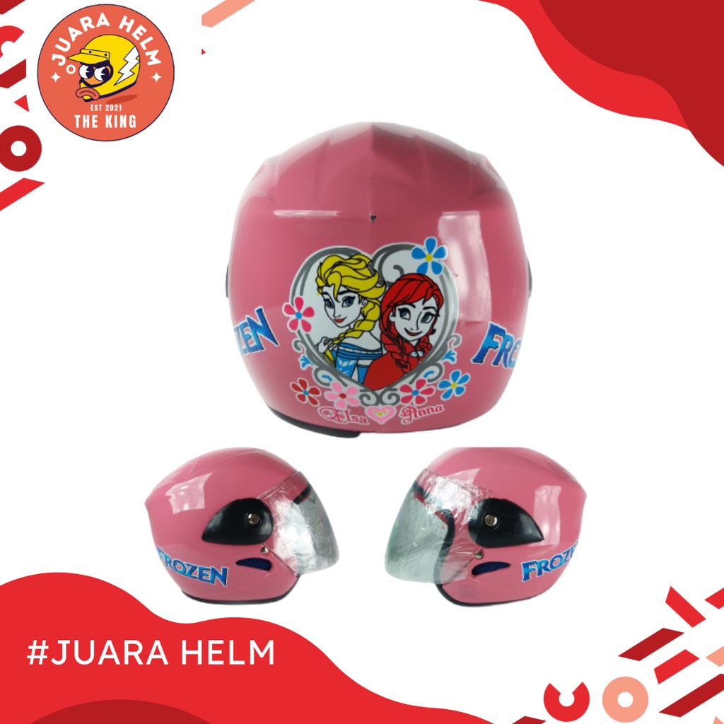 Jual Helm anak SNI Motif Karakter Laki Cowok Cewek Perempuan Umur 1-6 ...