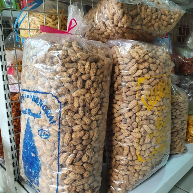 Jual Snack / Cemilan Kacang tanah Sangrai Gunung Sri Ayu Kiloan 1/2 KG ...