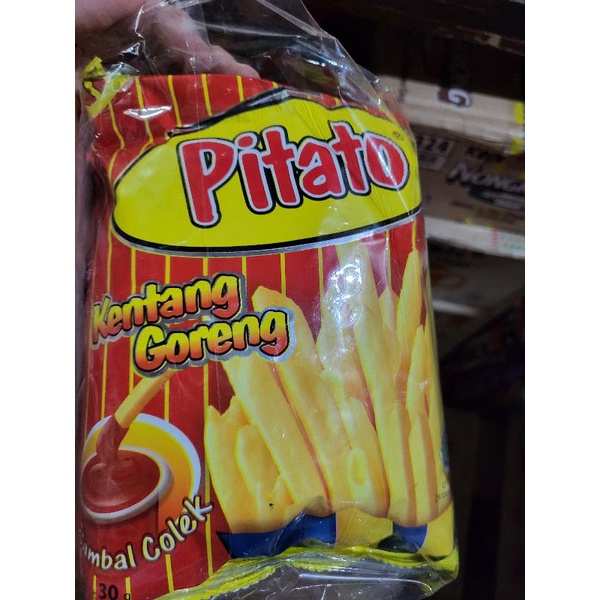 Jual snack pitato kentang goreng pitato french fries snack isi 5pcs ...