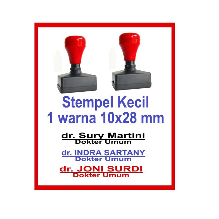 Jual Stempel Kecil sampai ukuran standar, satu warna RNdG | Shopee ...