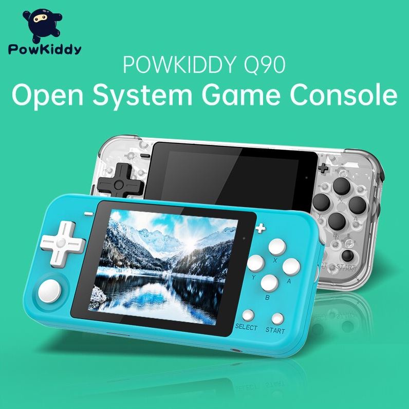 Jual POWKIDDY Q90 Retro Handheld Game Console Classic Game Emulator | Shopee Indonesia