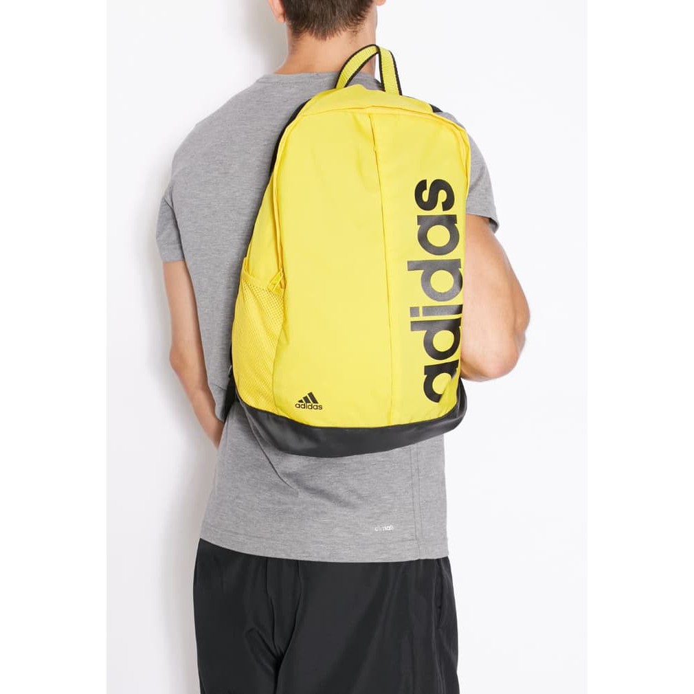 Jual Tas Ransel Backpack ADIDAS Performance Linear Yellow Black ...