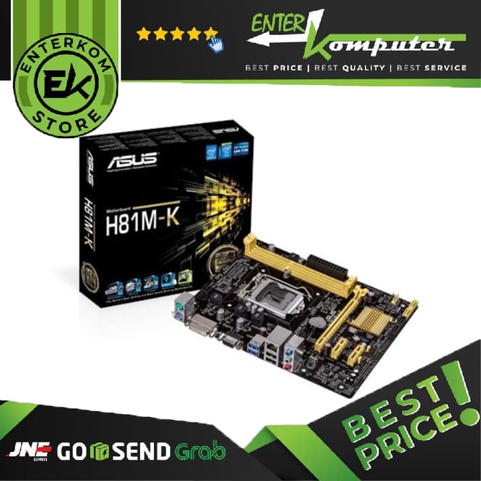 Jual Asus H81M-K (LGA1150, Intel H81, DDR3) | Shopee Indonesia