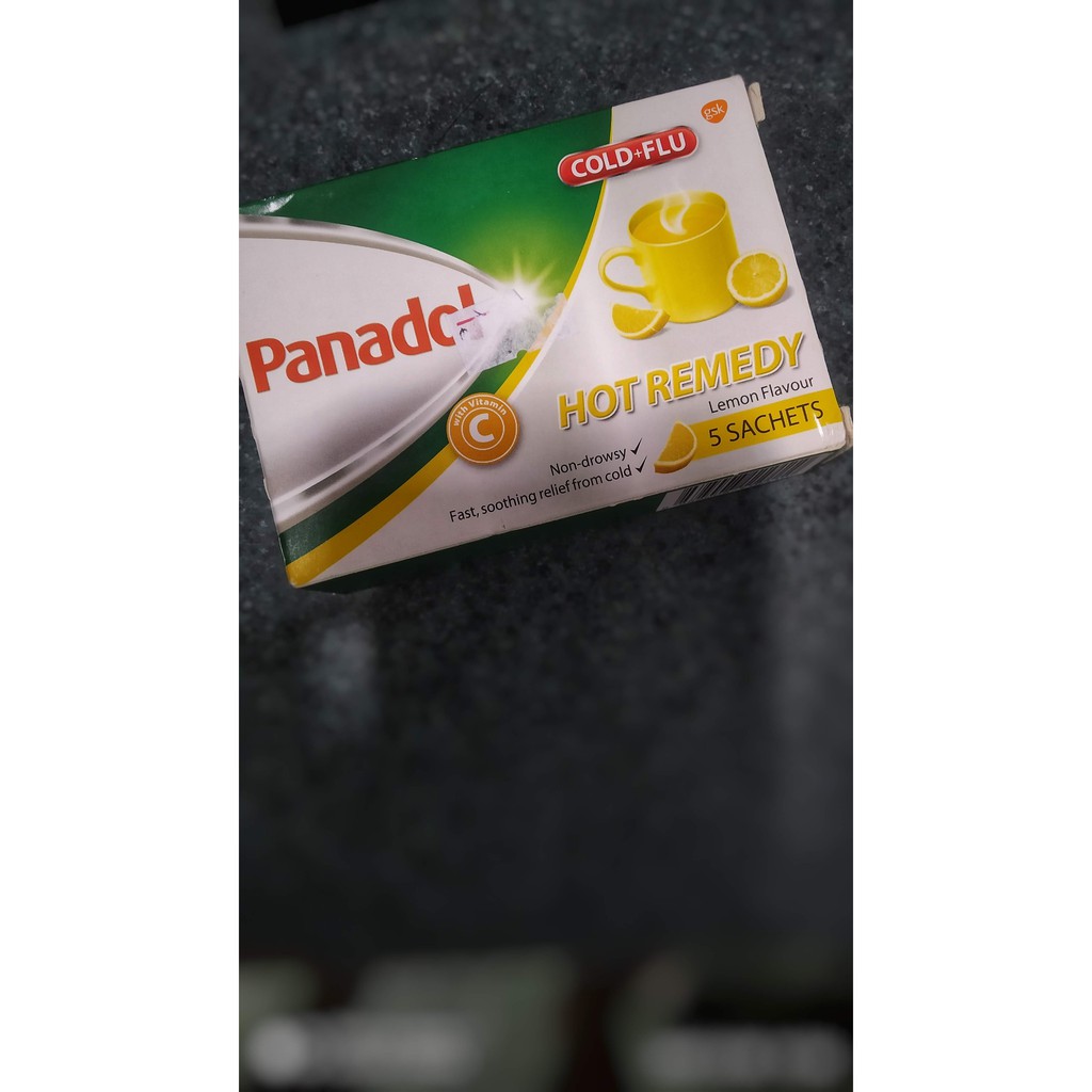 Jual (PO Sgpore) Panadol Hot Remedy Lemon Flavour with Vit C (5 sachets ...