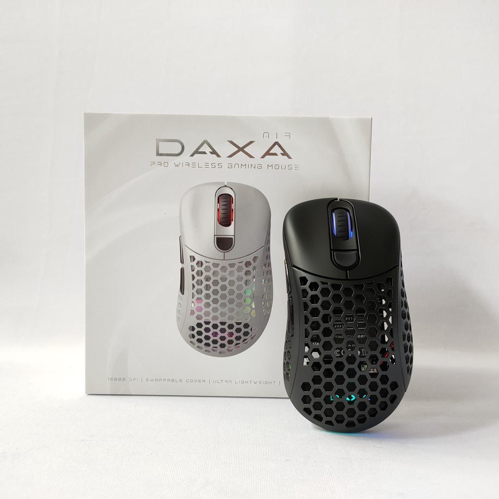 Jual Daxa Air Pro Wireless Gaming Mouse PAW3335 DX-V1 Hitam | Shopee ...