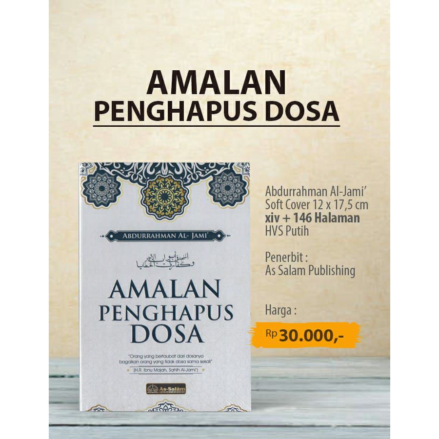 Jual Buku AMALAN PENGHAPUS DOSA - As-Salam | Shopee Indonesia