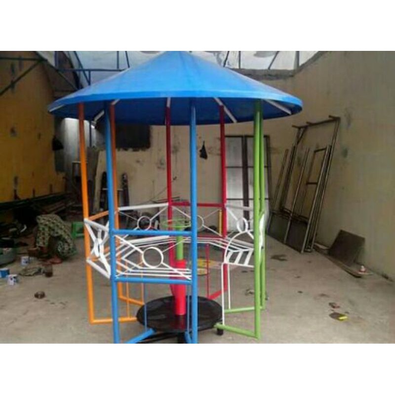 Jual Mainan Komedi Putar Mangkok Putar Gelas Putar Beratap | Shopee ...