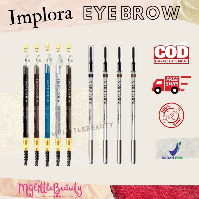 Jual IMPLORA EYEBROW EYE BROW ORIGINAL MURAH | Shopee Indonesia
