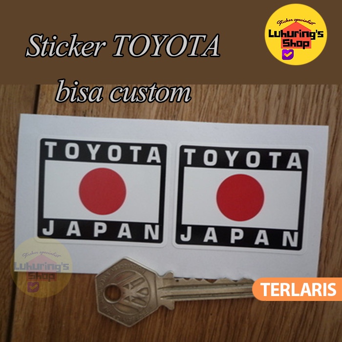Jual sticker toyota japan untuk kaca mobil mewah murah berkualitas ...